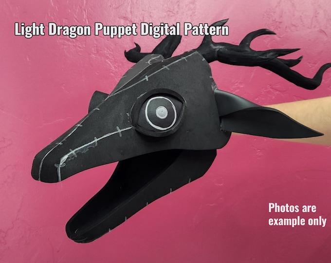Wolf Dragon Head Puppet **digital Pattern** for EVA Foam - Etsy