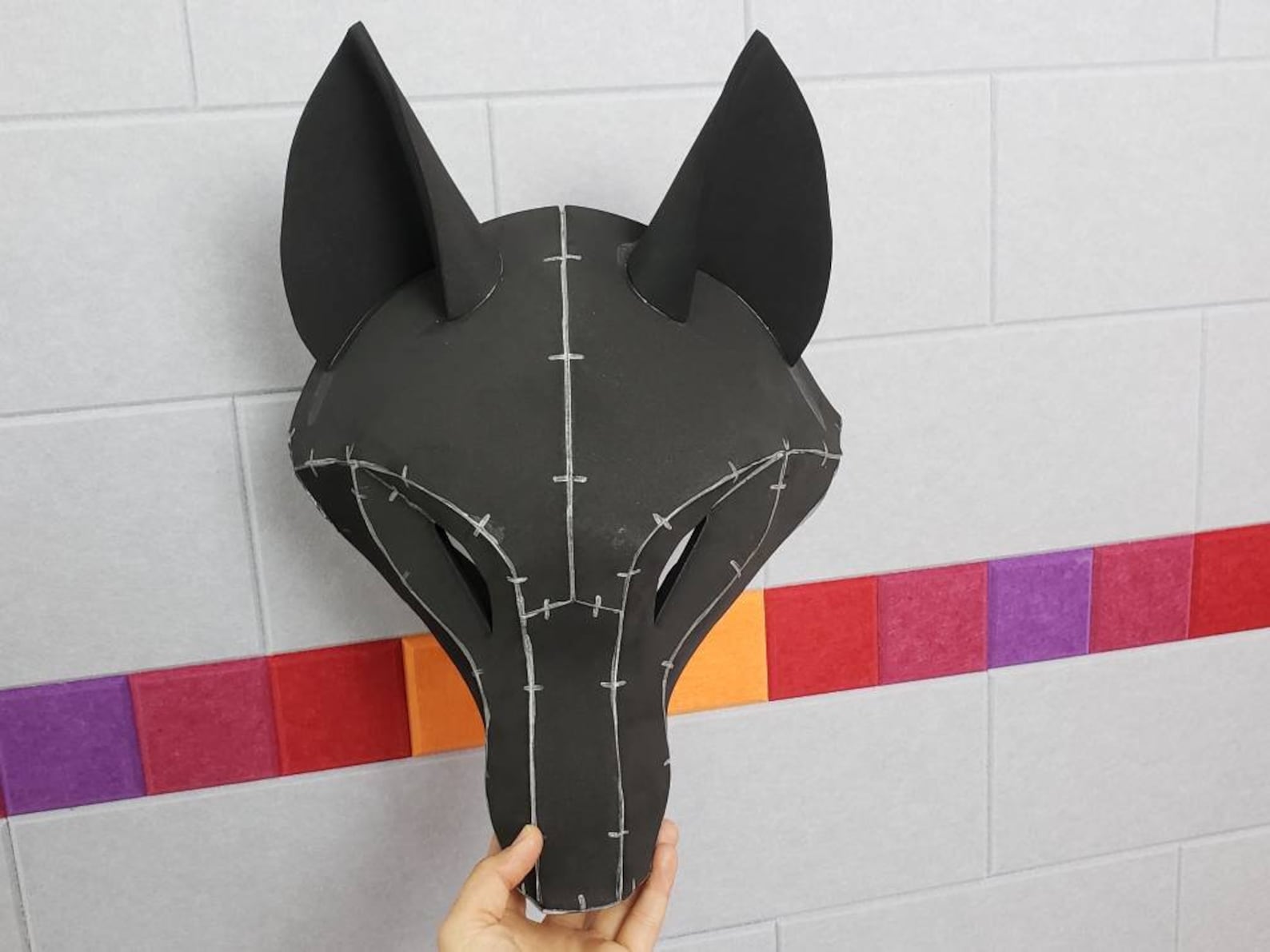 Kitsune Fox Mask Digital Pattern for EVA Foam With Video - Etsy