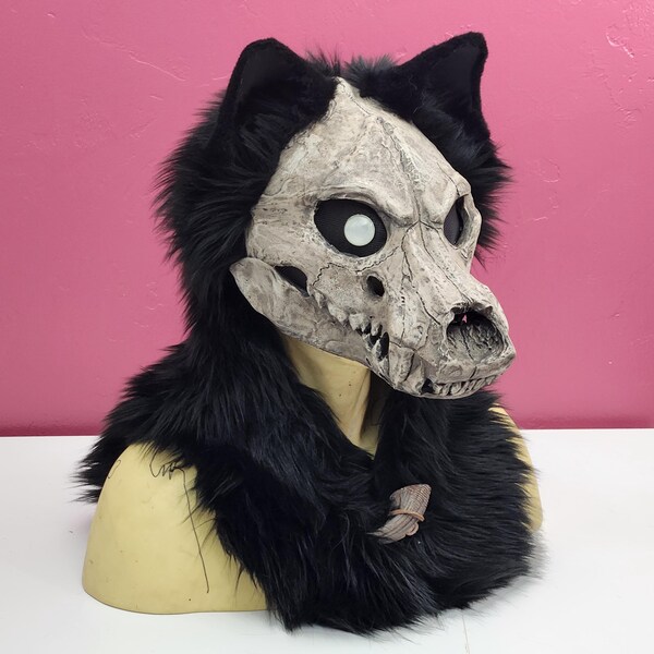 Skull Dog Mask - Etsy