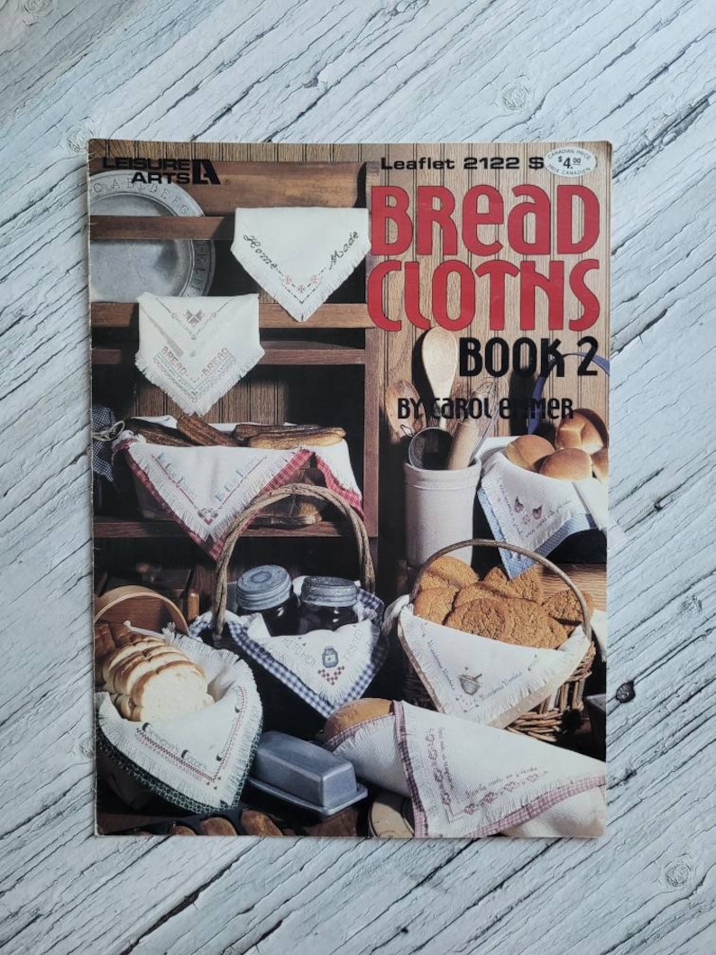 Vintage Bread Cloths Cross Stitch Pattern Book 2 Carol - Etsy