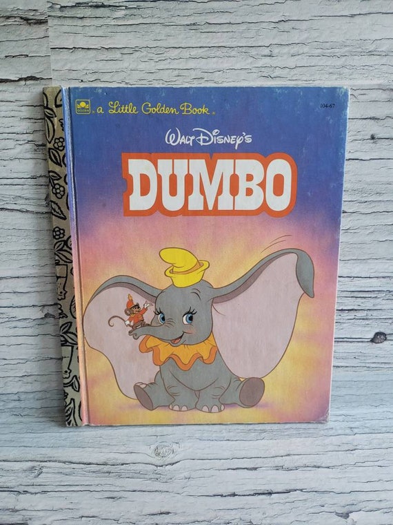 Dumbo A Little Golden Book 1988 Walt Disney Disney Classic - Etsy