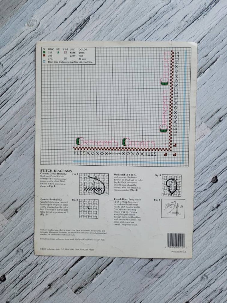 Vintage Bread Cloths Cross Stitch Pattern Book 2 Carol - Etsy