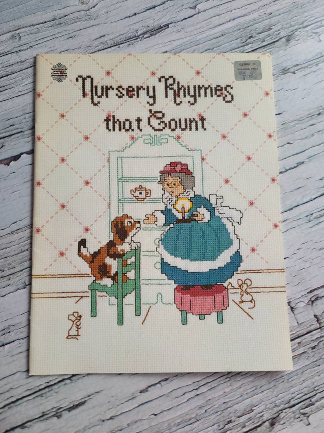 Nursery Rhymes That Count, Cross Stitch, Vintage, Counted Cross Stitch ...
