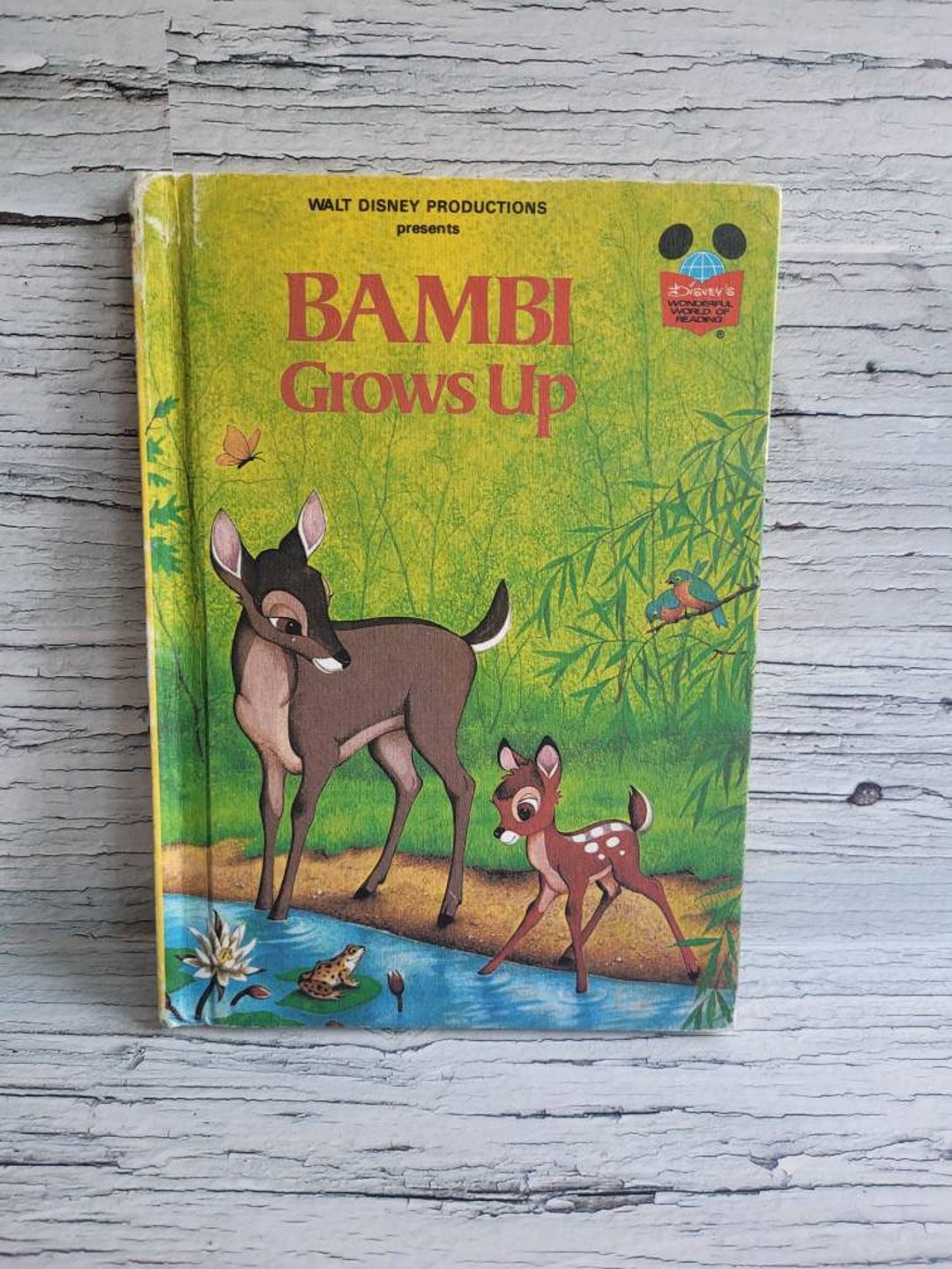 Vintage Disney Book, Bambi Grows Up, Vintage Childrens Book, Bambi ...