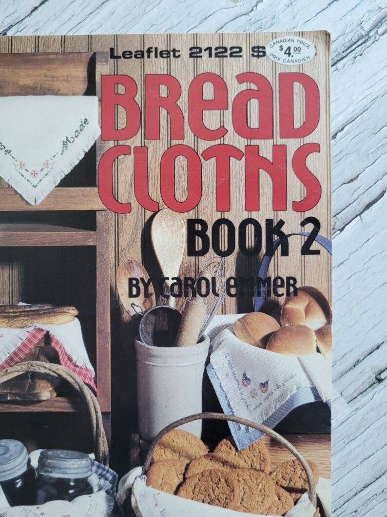Vintage Bread Cloths Cross Stitch Pattern Book 2 Carol - Etsy