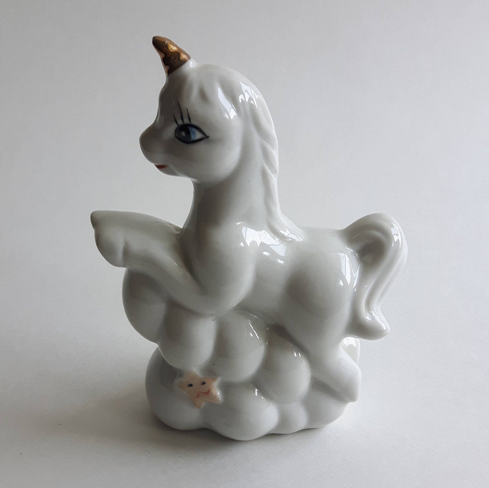 Vintage Unicorn Figurine, Porcelain Figurine, Fantasy, Unicorns, Gift ...