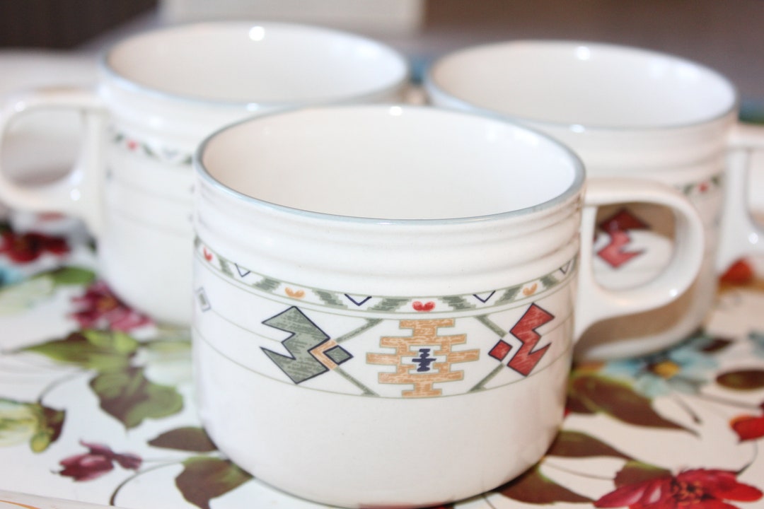 Three Timberline Studio Nova Mugs Ceramic Southwest Theme - Etsy Österreich
