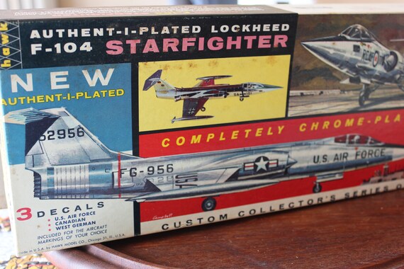 Hawk F-104 Lockheed Starfighter Model Plane Kit Plastic | Etsy