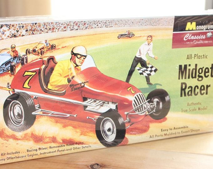 Monogram Midget Racer Plastic Model Car Kit 2000 Issue Racing ...
