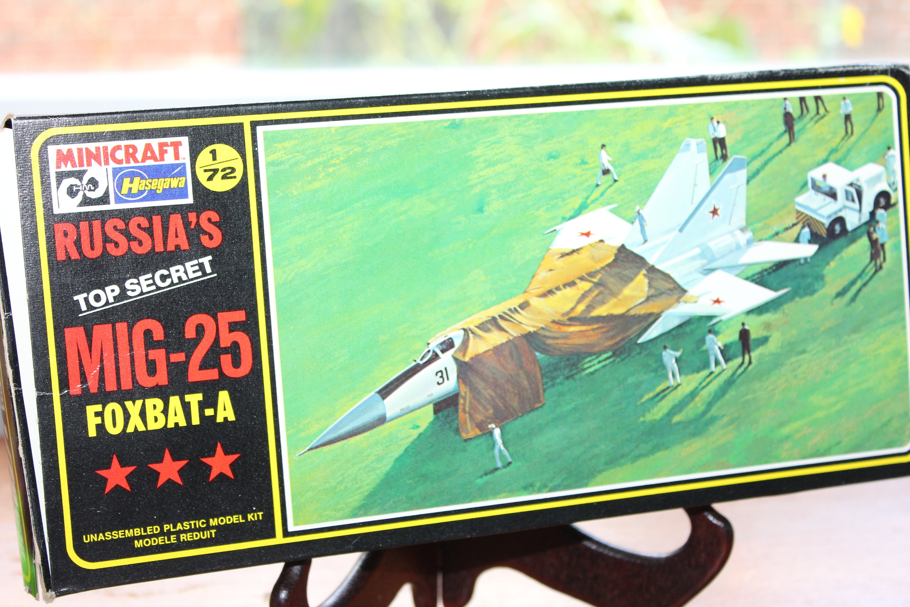 Hasegawa Mig-25 Foxbat-A Model Plane Kit 1/72 Plastic | Etsy