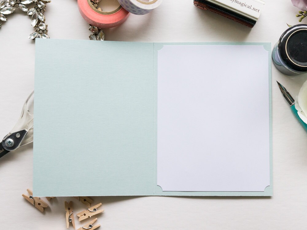 Blue Large Banner Congratulations Card, Handmade Greeting Card - Etsy