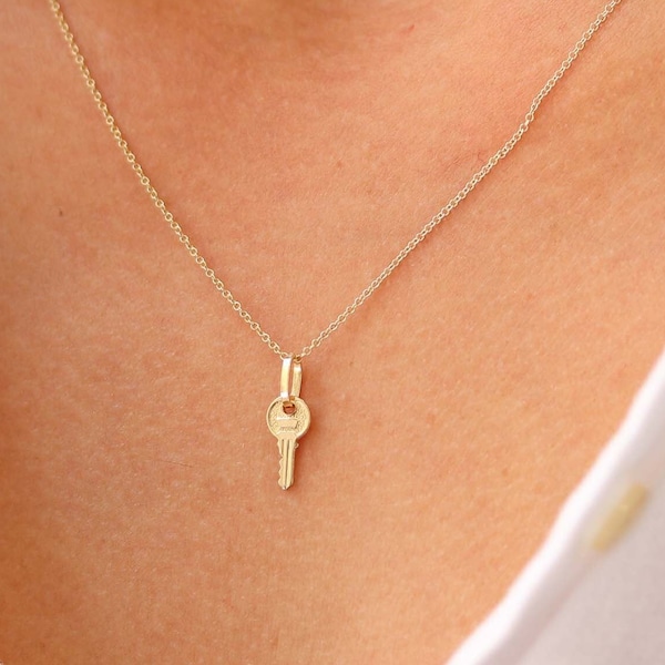 Key Necklace - Etsy