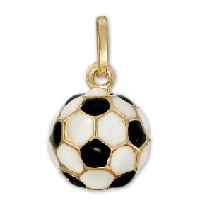 14K Gold Soccer Ball Necklace Soccer Team Coach Gift Soccer | Etsy