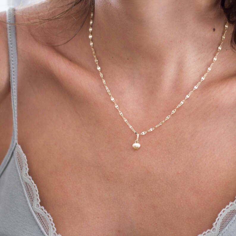 14K Gold Chain Necklace Delicate Dainty Layered Necklace | Etsy