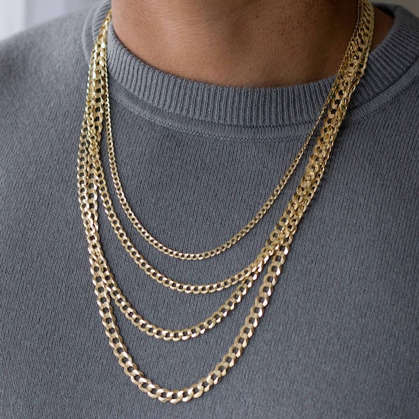 Mens Solidgold Chain - Etsy