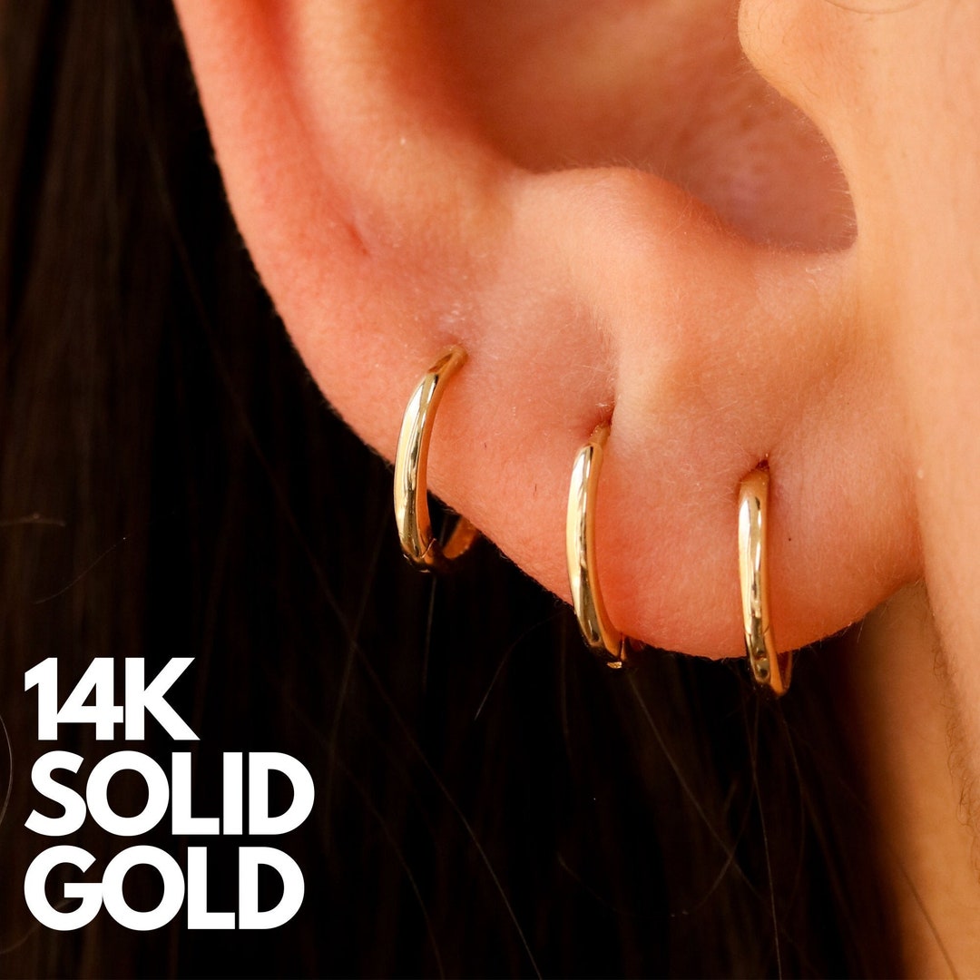 Huggie Earrings, Huggie Hoop Earrings, Gold Huggie Earrings, Huggies ...