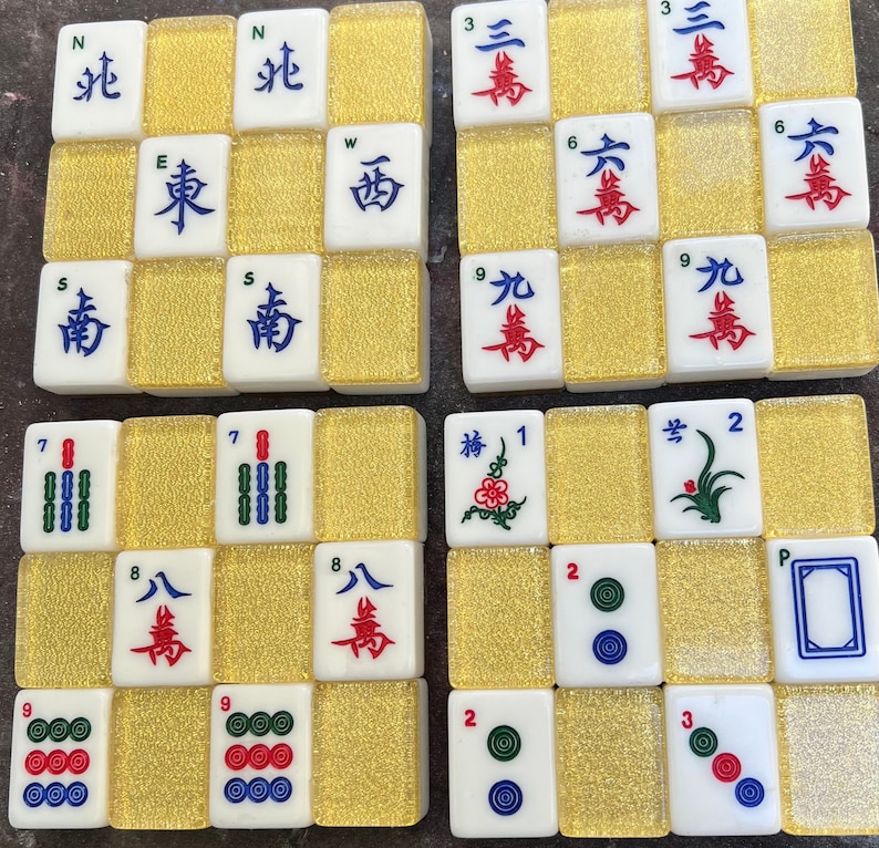 Mah Jongg Coasters - Etsy