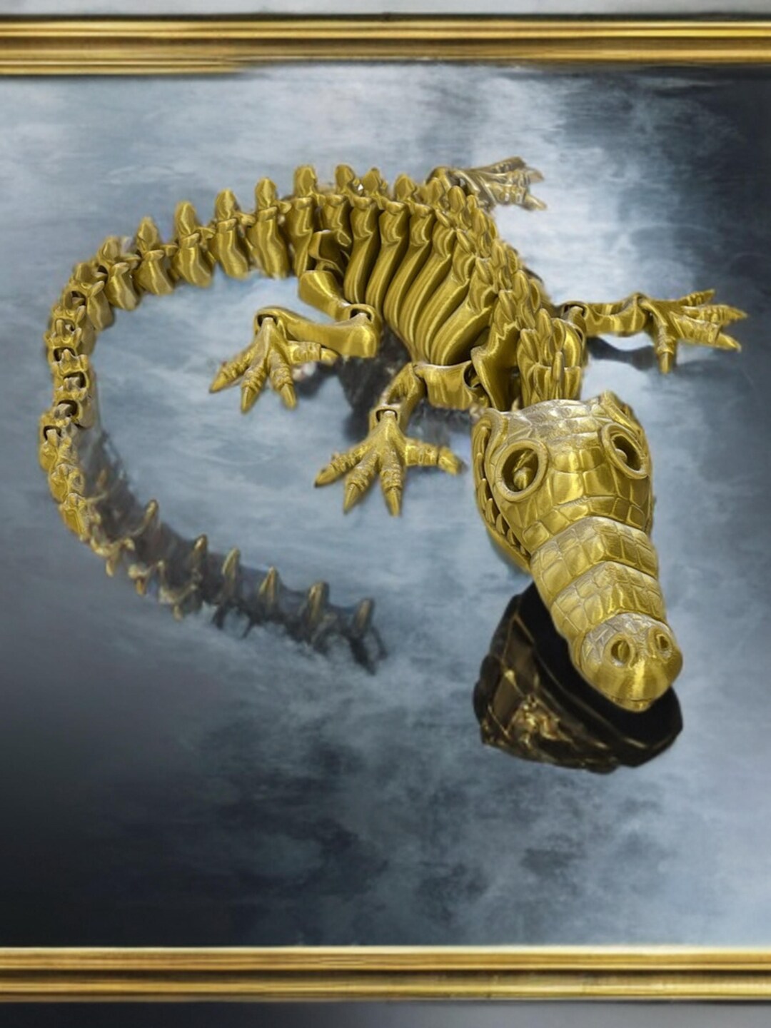 Articulated, Skeleton Alligator, Flexi Factory - Etsy
