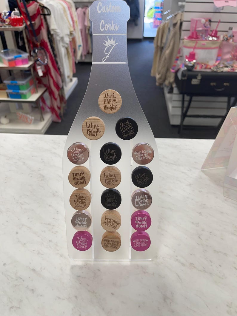 Wine Cork Display 1/8" Svg File - Etsy