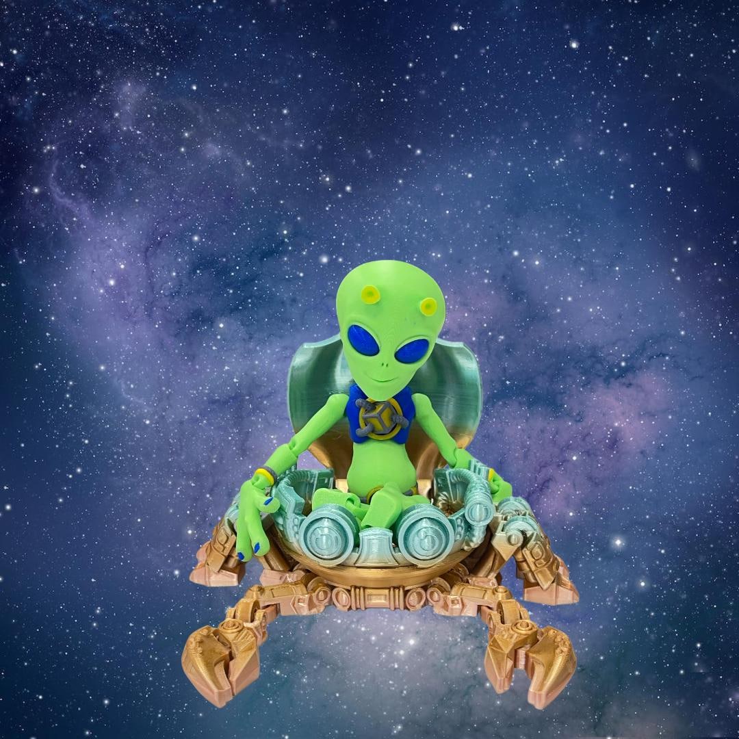 Cyber Crab, Flexi Factory - Etsy