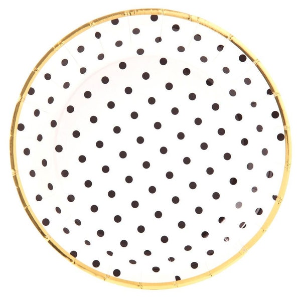 Polka Dot Plates - Etsy