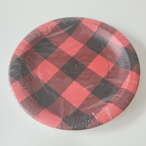 Checkered Dinner Plates - Etsy