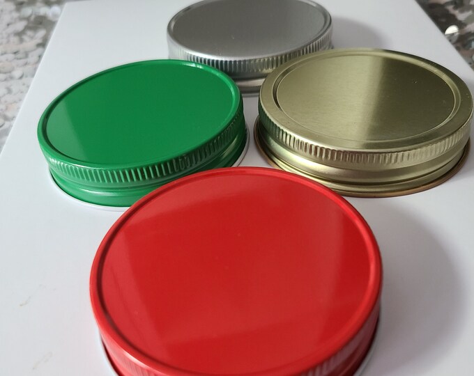 MASON JAR LIDS Mason Jars Lid Jelly Jam Lids Canning Metal Lid Closure ...