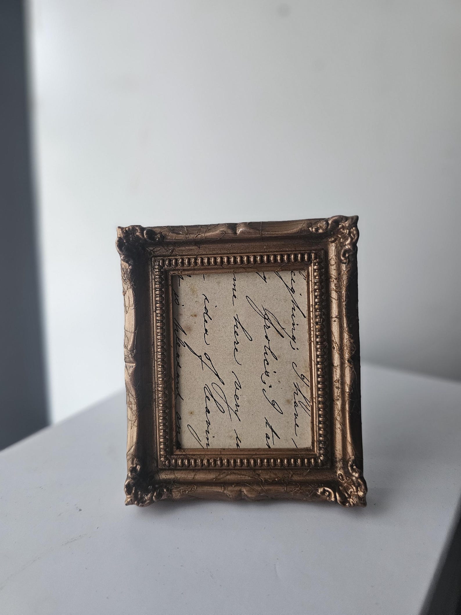 Sale Vintage Style Copper Bronze GOLD BAROQUE FRAME Mini Picture Photo ...