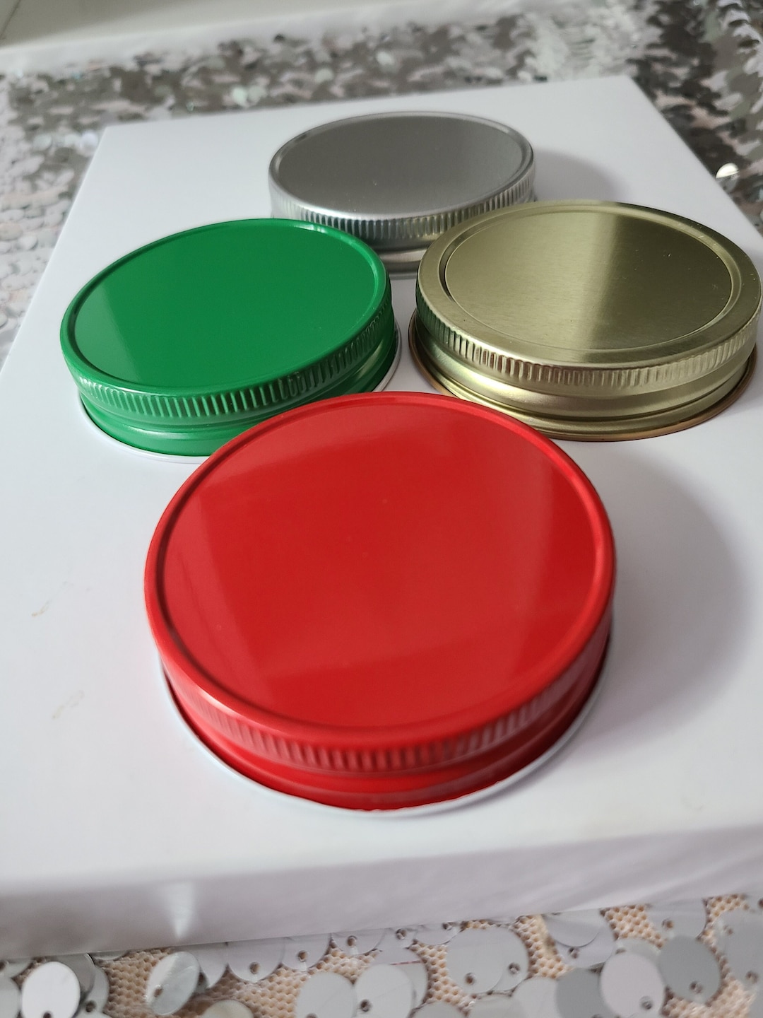 MASON JAR LIDS Mason Jars Lid Jelly Jam Lids Canning Metal Lid Closure ...