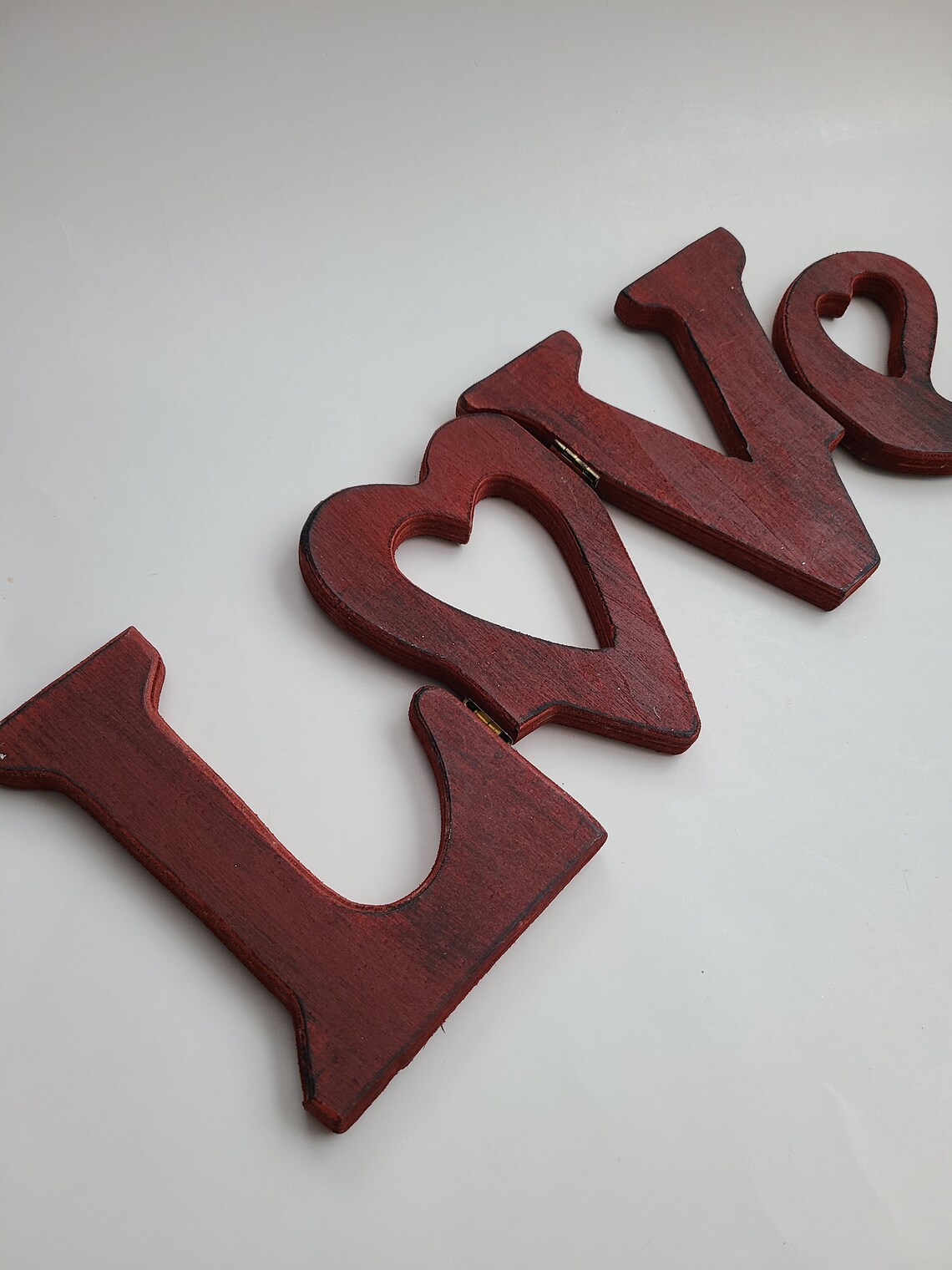 LOVE GLITTER SIGN Letters Free Standing Glittered | Etsy