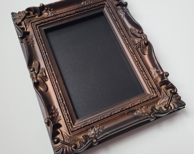 Sale Vintage Style BLACK BROWN BAROQUE Frame 4x6 Picture Frame Photo ...