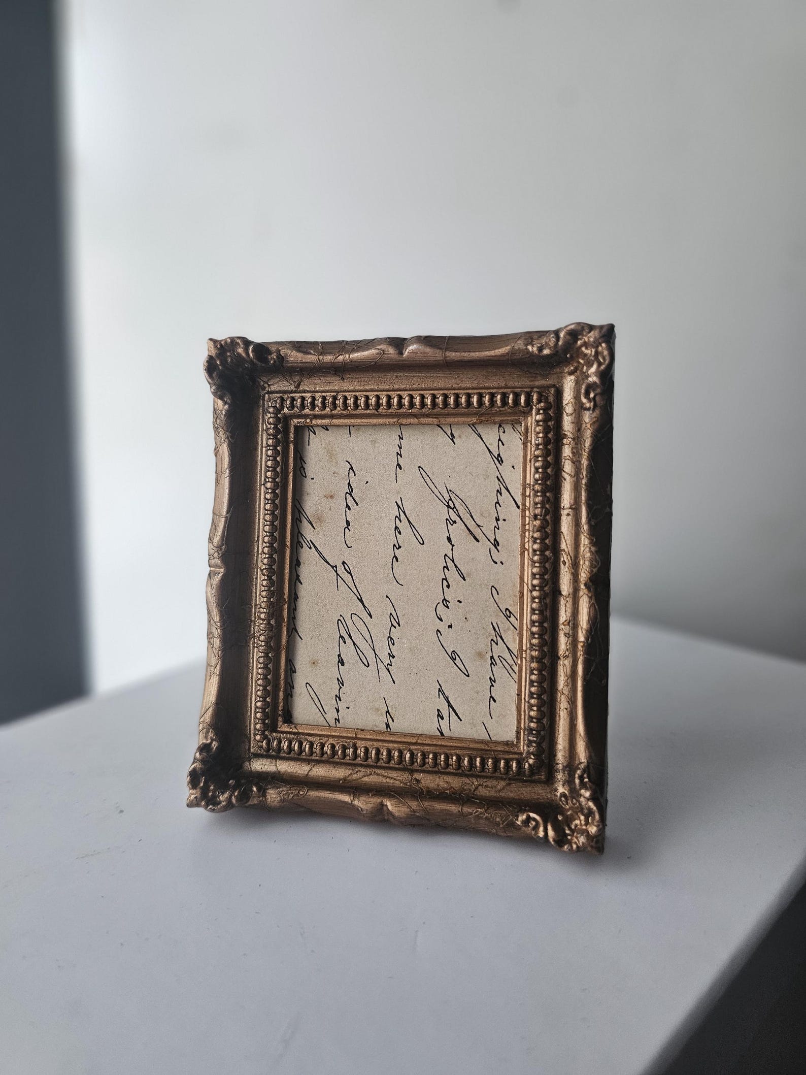 Sale Vintage Style Copper Bronze GOLD BAROQUE FRAME Mini Picture Photo ...