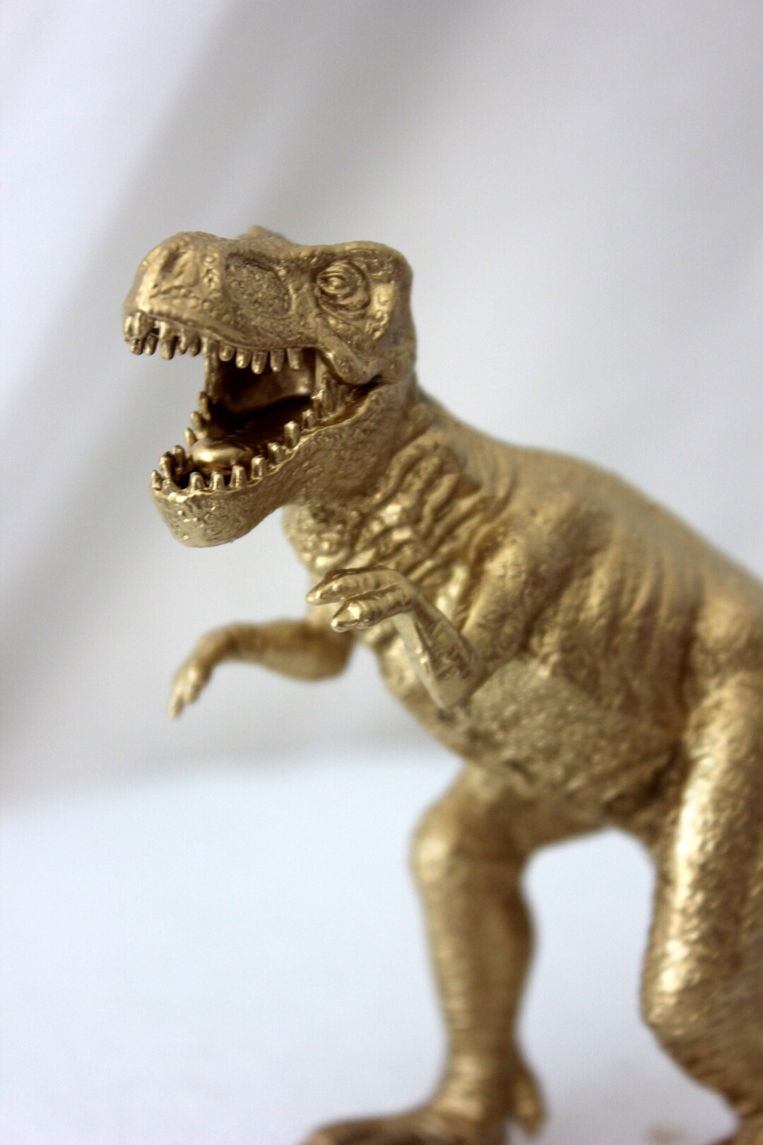 DINOSAUR CAKE TOPPER Gold T Rex Tyrannosaurus Rex Whimsical Party ...