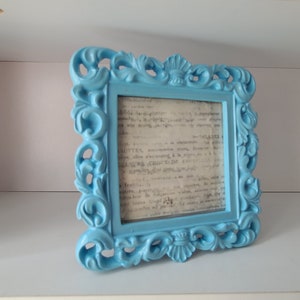 Sale Vintage Style SKY BLUE BAROQUE Frame Mini Picture Frame Photo ...
