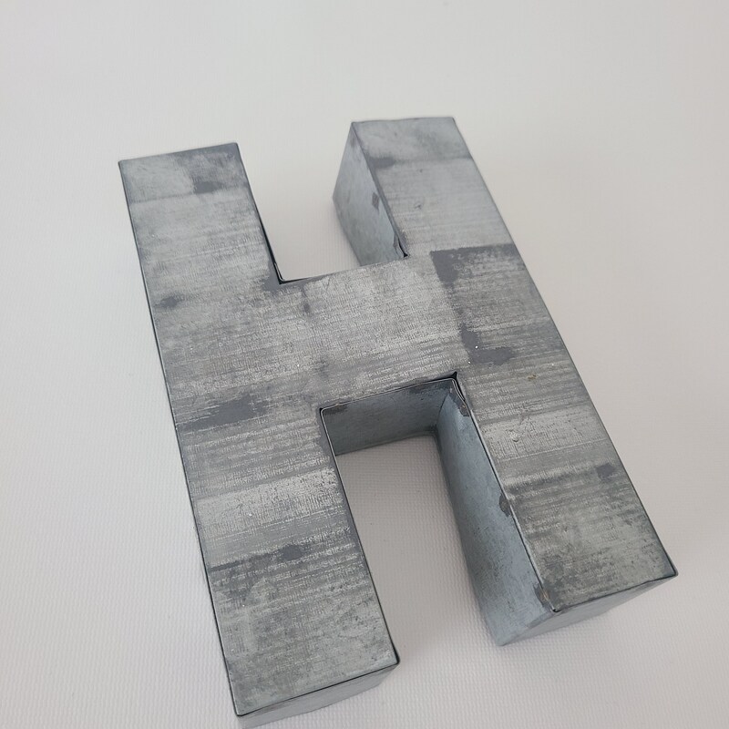 Metal Letter H - Etsy