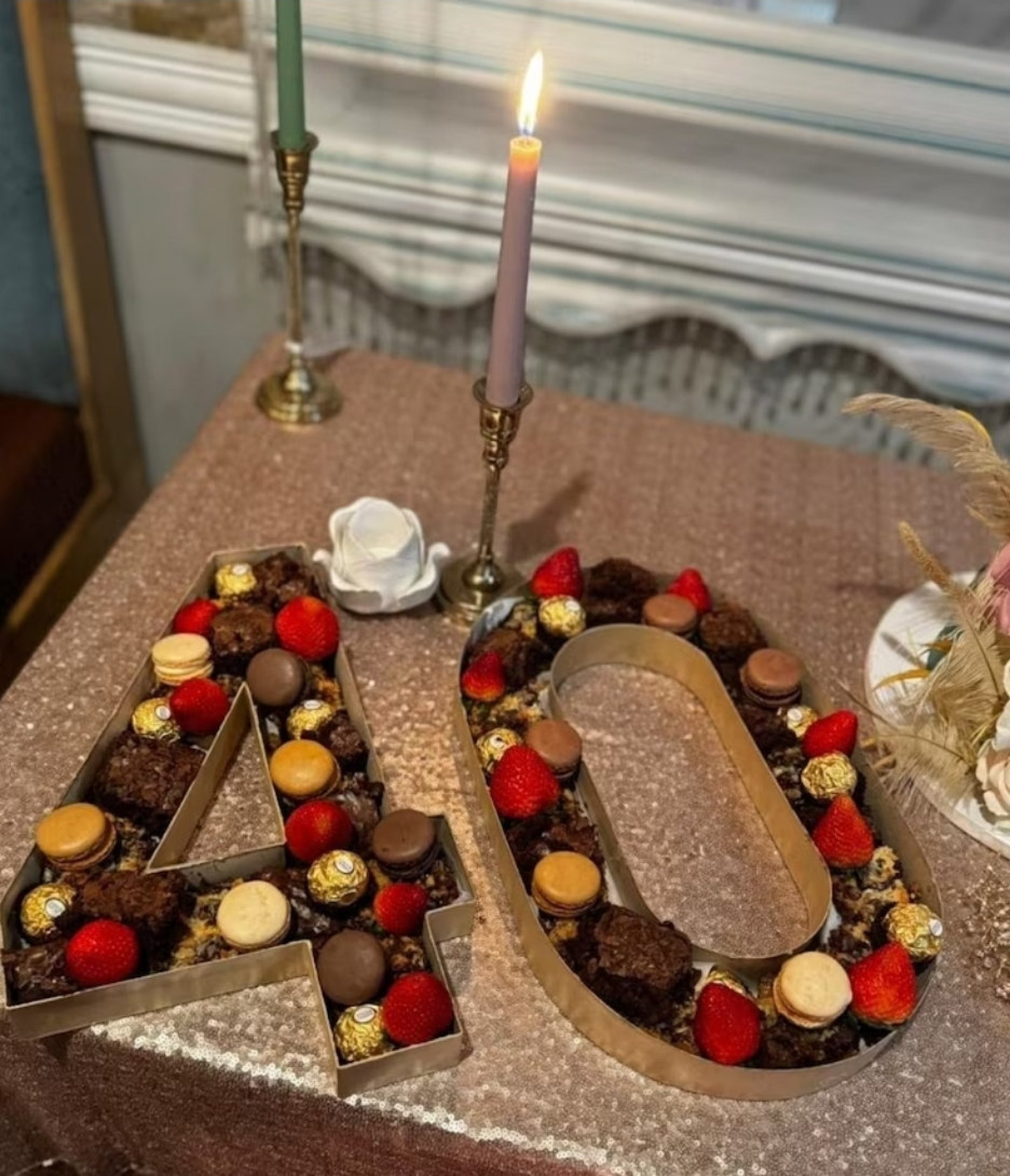 Sale 16" WHITE HOLLOW NUMBER Blank Block Style Fillable Number Letter ...