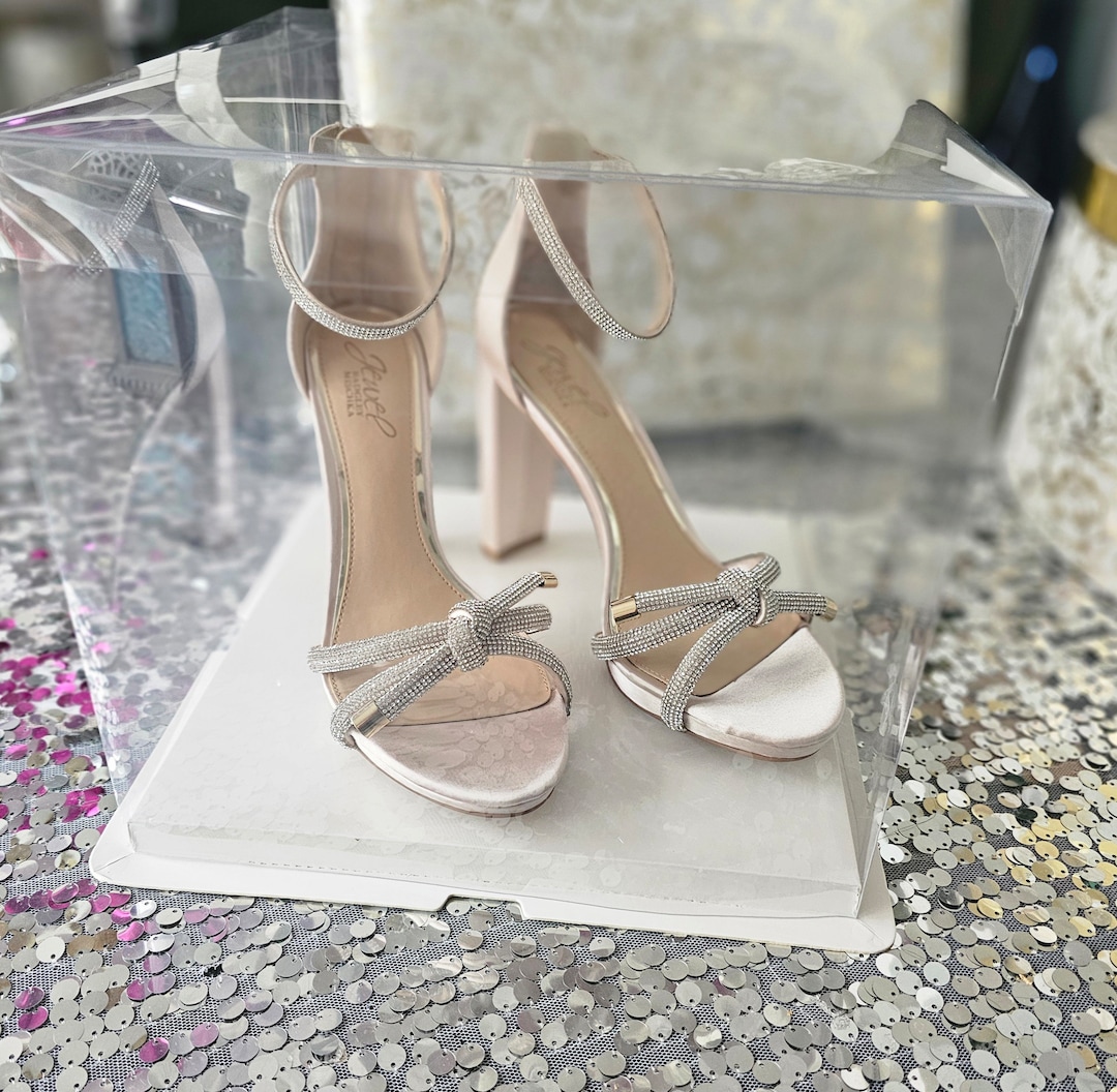 CLEAR GIFT BOX 3D Plastic Box White Gift Box Bridal Packaging Bridal ...