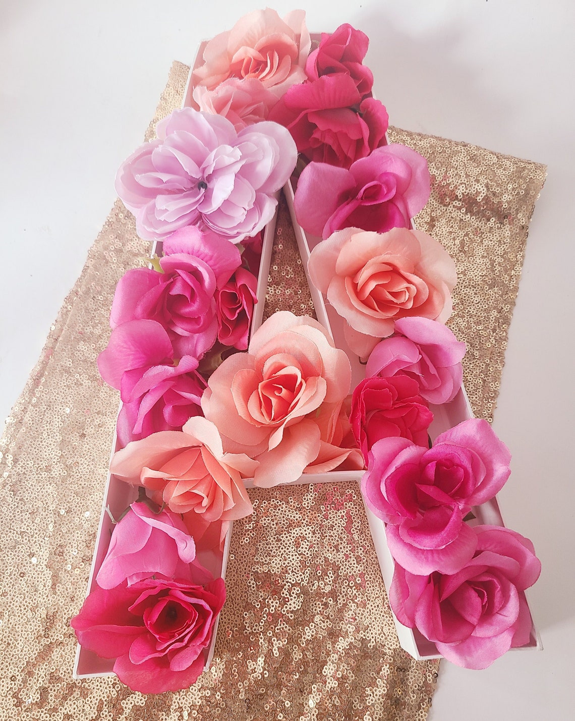 Sale WHITE HOLLOW LETTER Blank Block Style Fillable Letter - Etsy