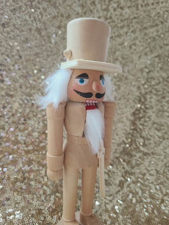 Unpainted nutcracker soldier store