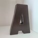 Sale 16" WHITE HOLLOW LETTER Blank Block Style Fillable Letter ...