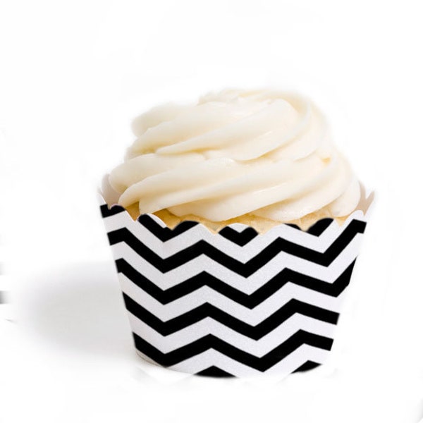 Chevron Cupcake - Etsy
