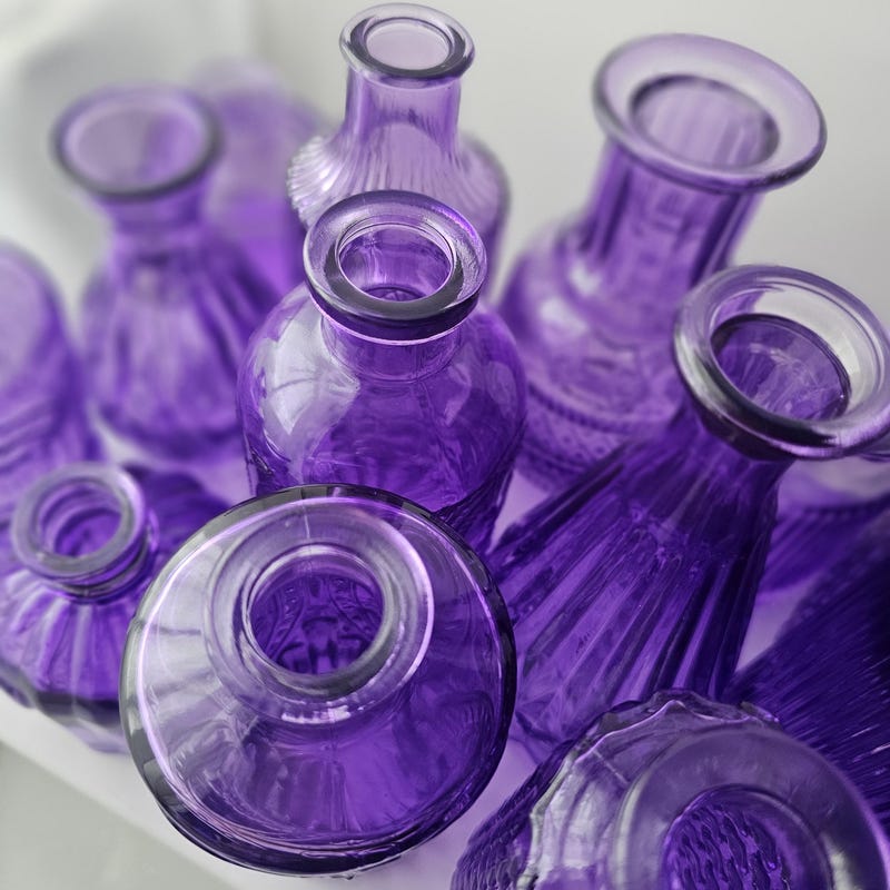 Dark Blue Purple Vase - Etsy