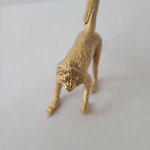 GOLD BABY MONKEY Cake Topper Mini Glam Chic Whimsical Lucky Golden ...