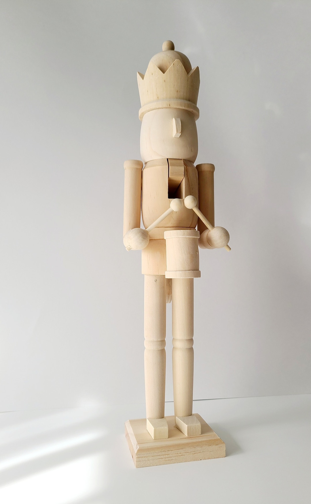 Sale 24" WOOD NUTCRACKER Unfinished Diy Painting Wooden Christmas ...