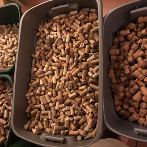 500 Used Wine Cork Bundle for Crafts. Quality Recycled Wine Corks. From ...