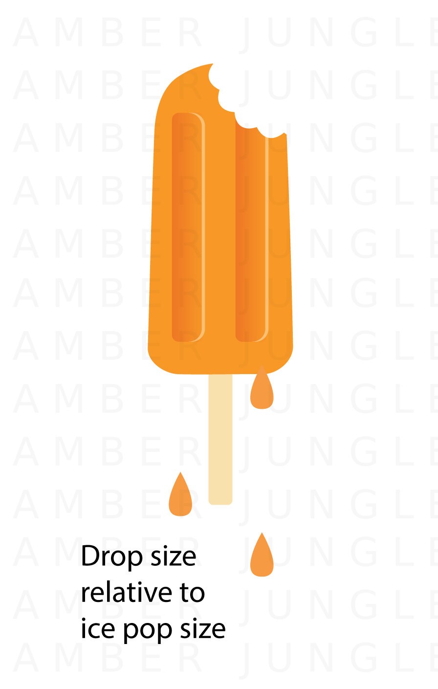 Ice Pop Clipart - Popsicle Clip Art for Planner Stickers, Printable Ice ...