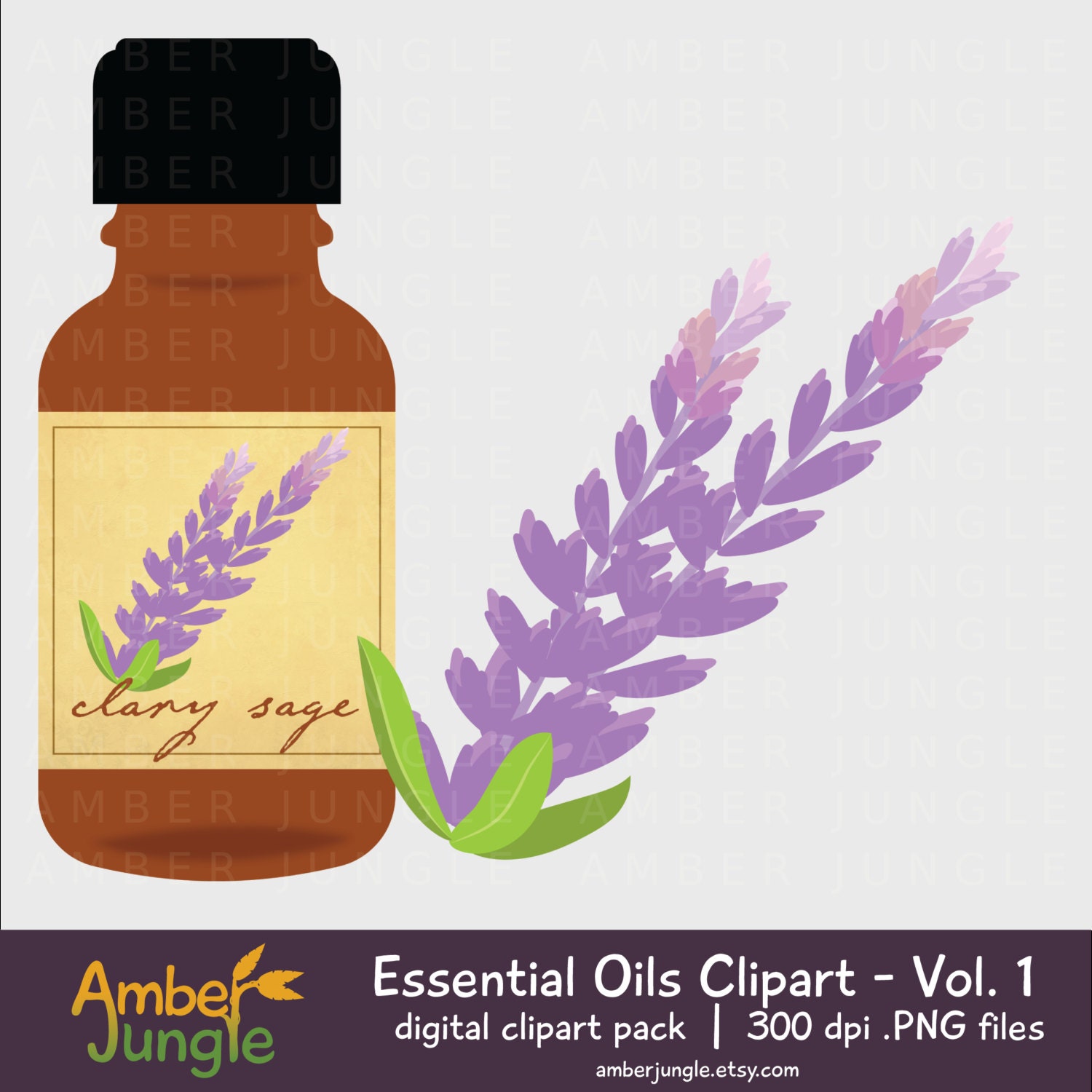 Essential Oil Clipart Vol 1- Aromatherapy Oil Clip Art for Planner ...