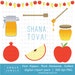 Rosh Hashanah Clipart- Yom Kippur Sukkot Clip Art- Instant Download ...