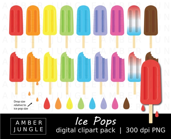 Freeze Pops Clipart