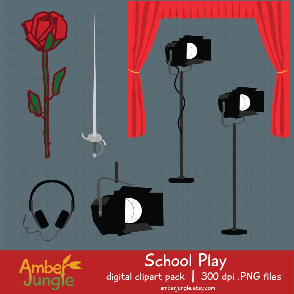 School Play Clipart - Theater/theatre Rehearsal Clip Art, Drama Class ...
